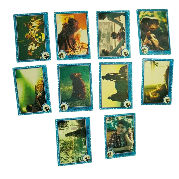 City Studios | Games | Et The Extra Terrestrial 8s Trading Card Set ...